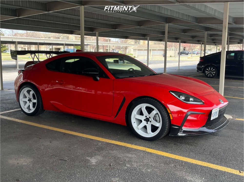 2023 Toyota GR86 Premium with 18x8.5 AVID1 AV6 and Continental 235x40 on Stock Suspension ...