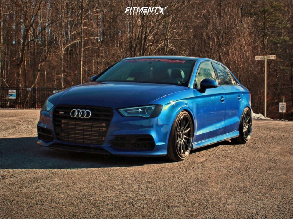 2016 Audi S3 Premium Plus with 18x9.5 Cosmis Racing R1 and Pirelli ...