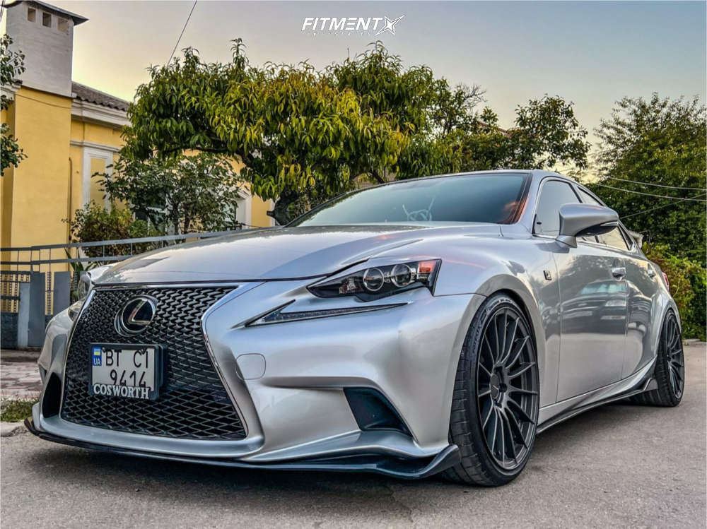 2016 Lexus IS200t F Sport with 19x9 Enkei RS05-RR and Bridgestone ...