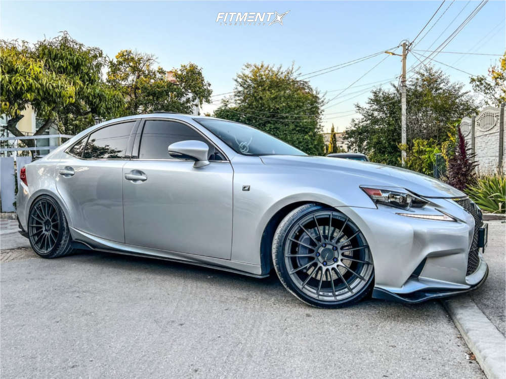 2016 Lexus IS200t F Sport with 19x9 Enkei RS05-RR and Bridgestone ...