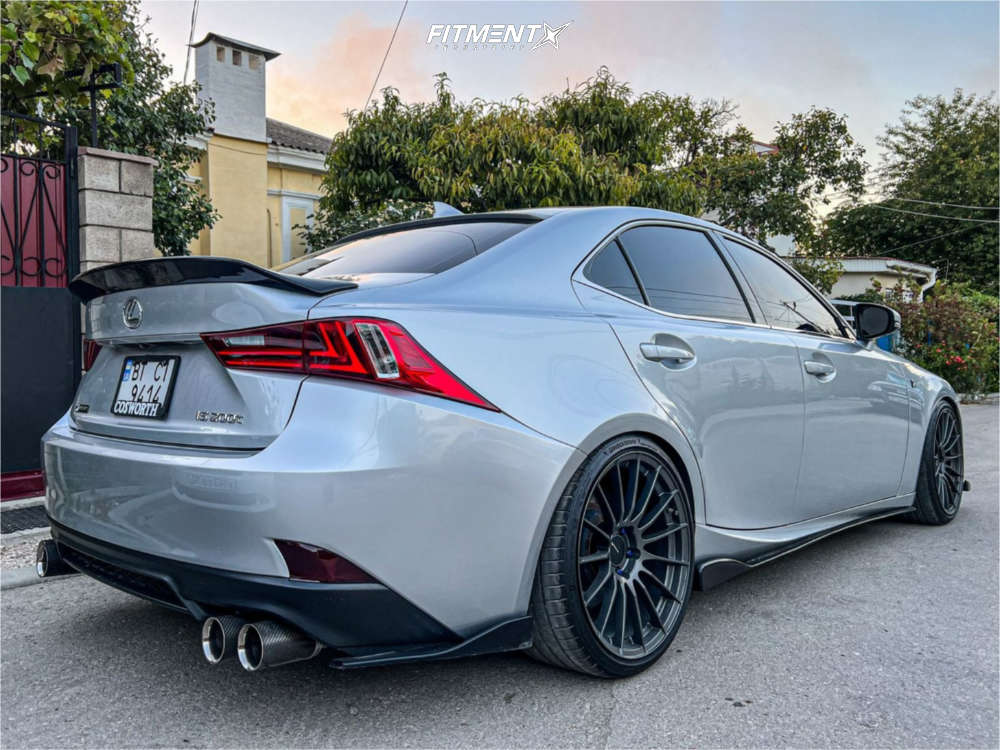 2016 Lexus IS200t F Sport with 19x9 Enkei RS05-RR and Bridgestone ...