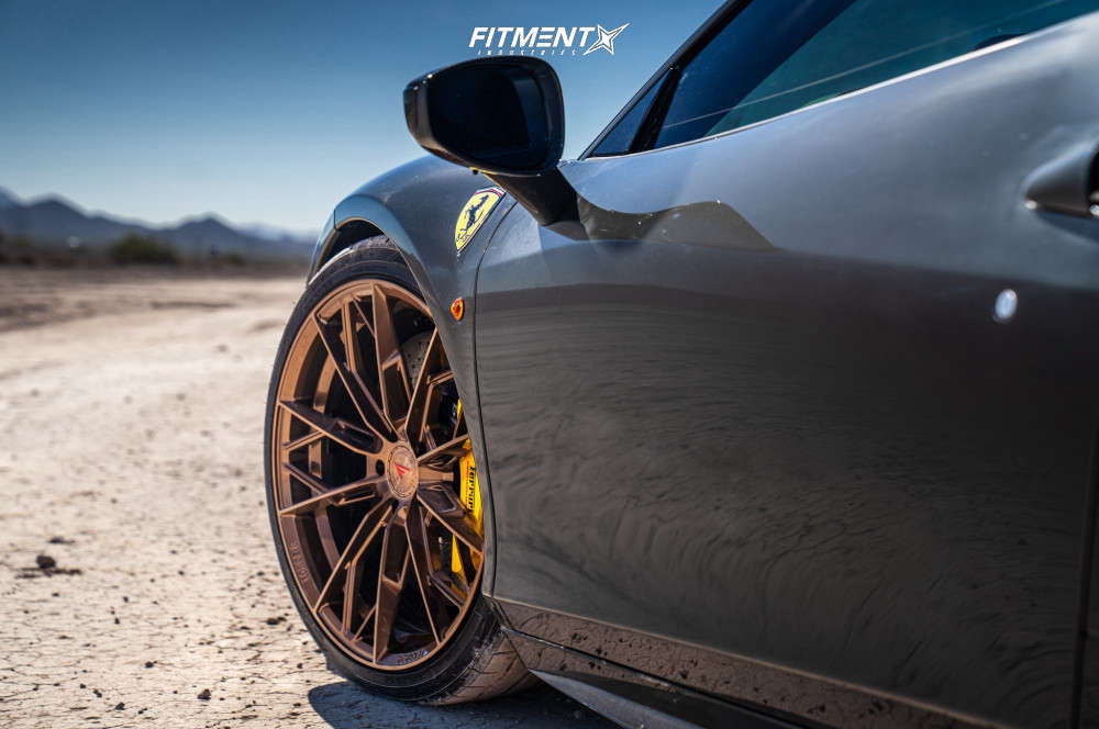 2015 Ferrari 458 Italia Base with 20x9 Ferrada F8-fr11 and Nitto 245x35 ...