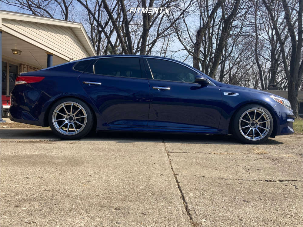 2018 Kia Optima EX with 18x9.5 AVID1 Av27 and Kosic 245x40 on Lowering ...