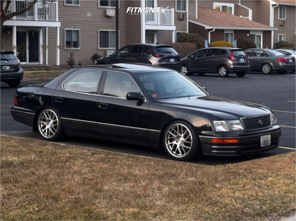 1997 Lexus LS400 Base with 18x8.5 Anovia Elder and Kosic 225x40 on Coilovers | 3257105 | Fitment ...