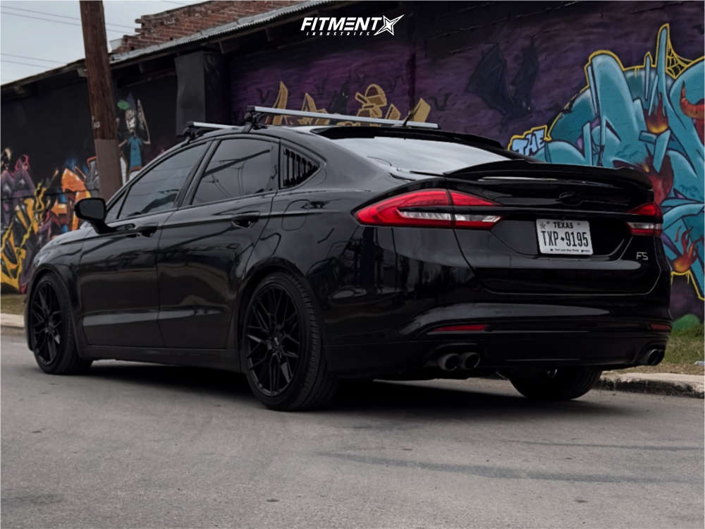 2017 Ford Fusion Sport with 19x8.5 Niche Gamma and Yokohama 235x40 on ...
