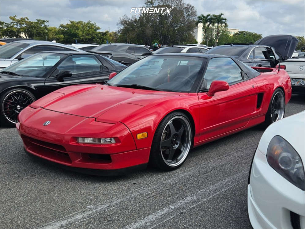 1991 Acura NSX Base with 18x8 Vors Sp1 and Hankook 215x40 on Coilovers ...