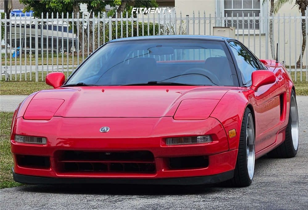 1991 Acura NSX Base with 18x8 Vors Sp1 and Hankook 215x40 on Coilovers ...