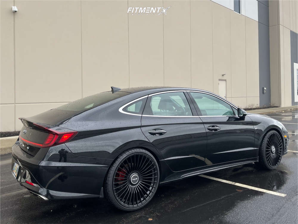 2022 Hyundai Sonata N Line with 22x9 Niche Serene and Lexani 245x30 on ...