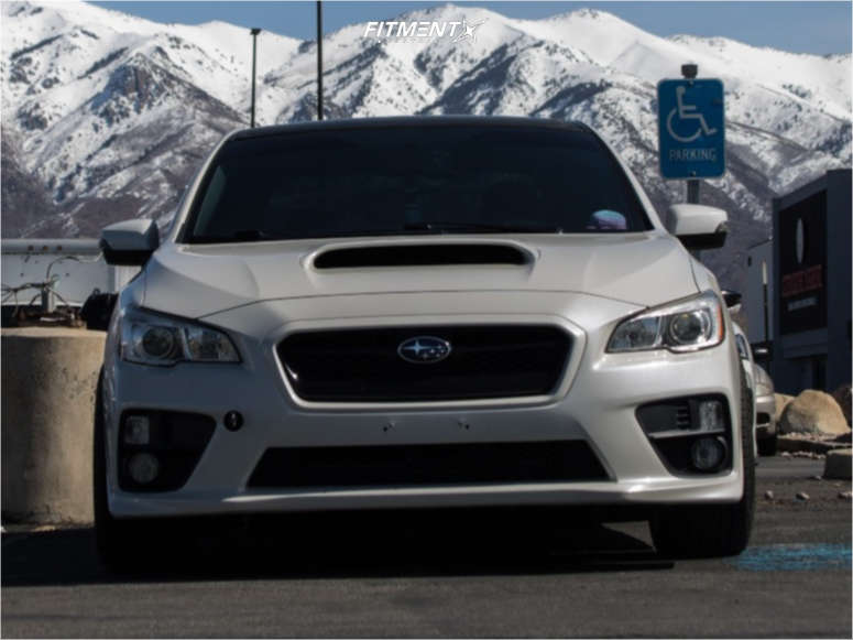 2016 Subaru WRX Premium with 18x9.5 ESR Cs15 and Continental 245x40 on ...