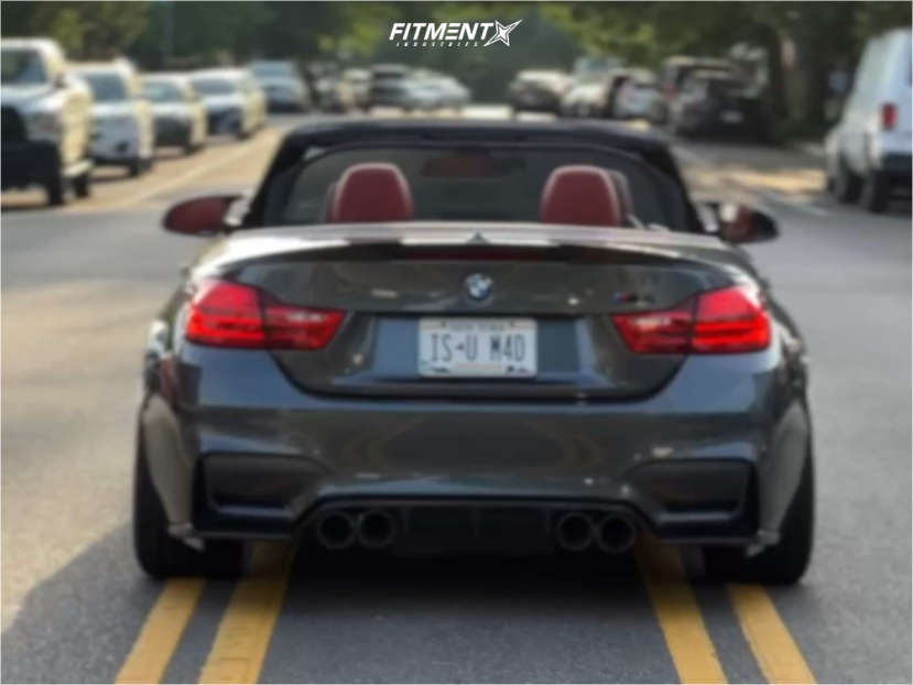 2016 BMW M4 Base with 19x10 GMR King and Achilles 245x40 on Coilovers ...