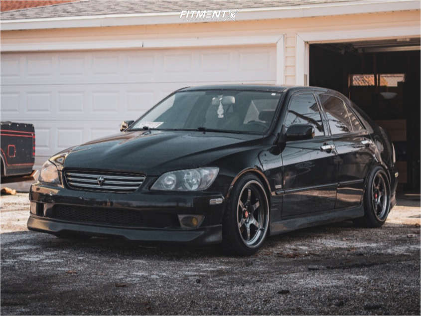 2004 Lexus IS300 Base with 18x9.5 Aodhan Ah08 and Nitto 225x40 on ...