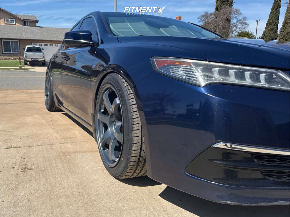 2015 Acura TLX Base with 19x9.5 Gram Lights 57dr and Lexani 245x40 on ...