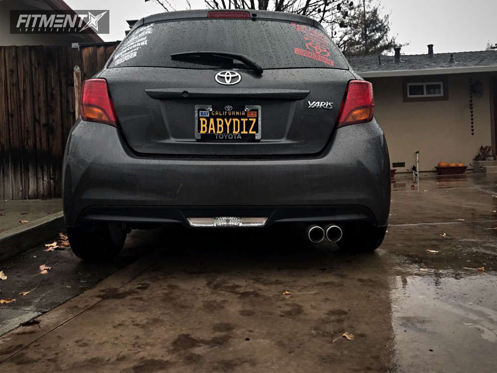 2015 Toyota Yaris L with 16x8 XXR 531 and Falken 205x45 on Lowering ...