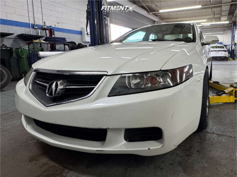 2004 Acura TSX Base with 17x9 Enkei Rpf1 and Sumitomo 255x40 on Coilovers | 3266468 | Fitment ...