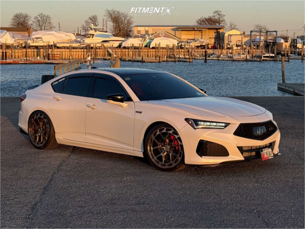 2022 Acura TLX Type S with 20x9 Rohana Rfx19 and Pirelli 255x35 on ...