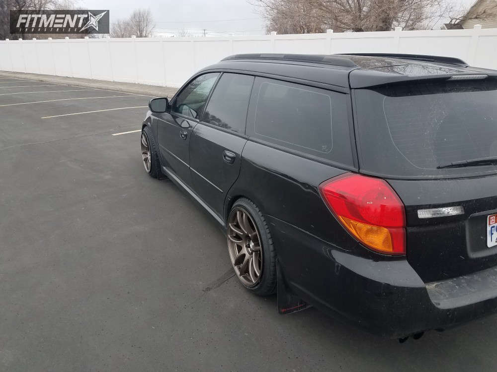 2005 Subaru Legacy GT with 18x9.5 ESR Sr08 and Ohtsu 225x40 on Lowering ...