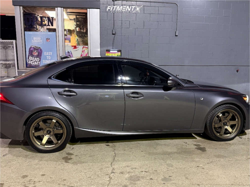 2018 Lexus IS350 F Sport with 18x8.5 AVID1 Av6 and BFGoodrich 225x40 on ...
