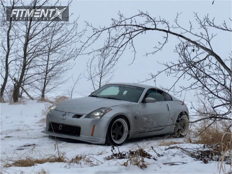 2003 Nissan 350Z Enthusiast with 18x9.5 Varrstoen Es8 and Michelin ...