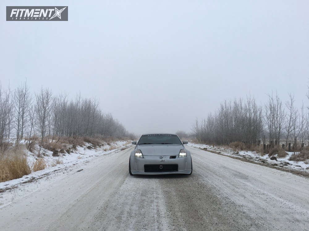 2003 Nissan 350Z Enthusiast with 18x9.5 Varrstoen Es8 and Michelin ...