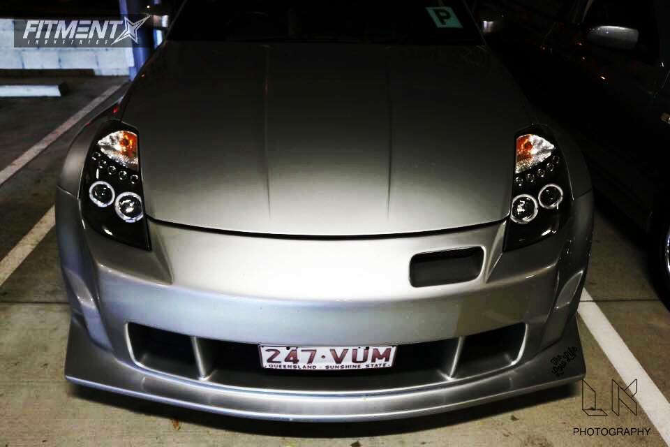 2003 Nissan 350Z Base with 20x9.5 Konig Afterburner and Achilles 245x30 ...