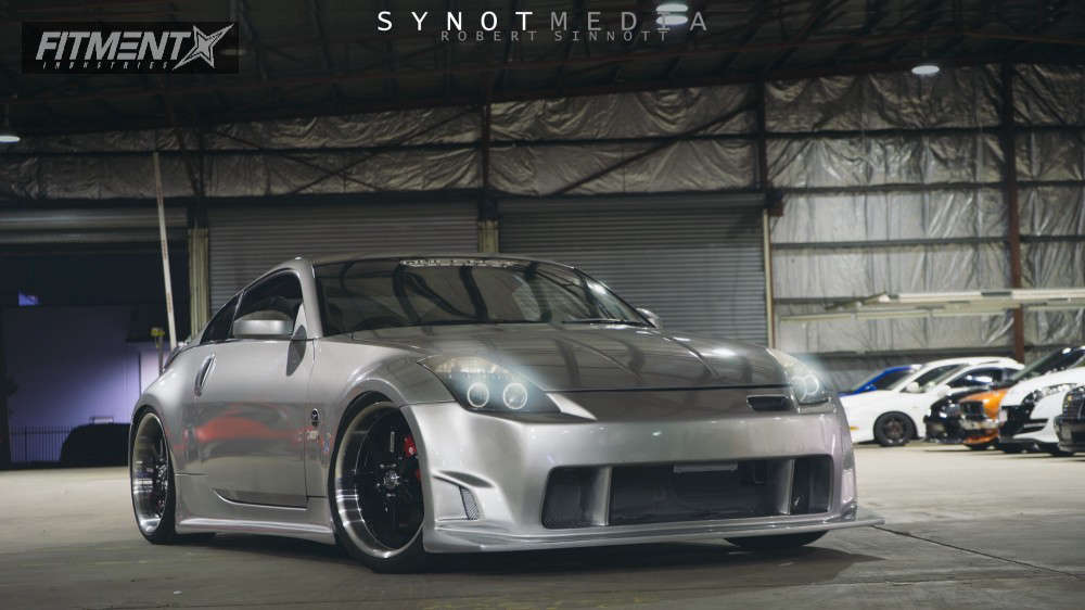 2003 Nissan 350Z Base with 20x9.5 Konig Afterburner and Achilles 245x30 ...