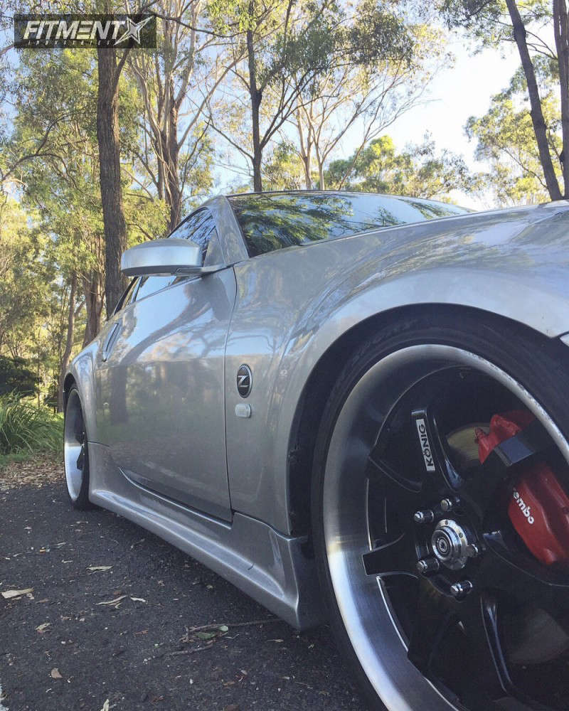 2003 Nissan 350Z Base with 20x9.5 Konig Afterburner and Achilles 245x30 ...