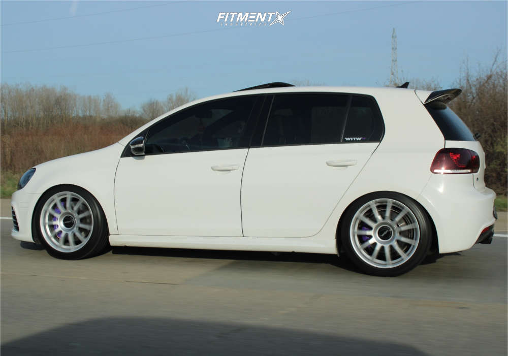 2012 Volkswagen Golf R Base with 18x8.5 Rotiform Dtm and Michelin ...