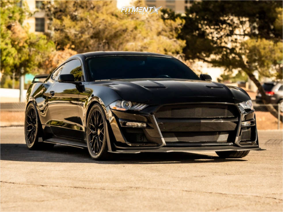 2022 Ford Mustang GT with 19x8.5 MRR Gf5 and Nitto 285x40 on Stock Suspension | 3269533 ...