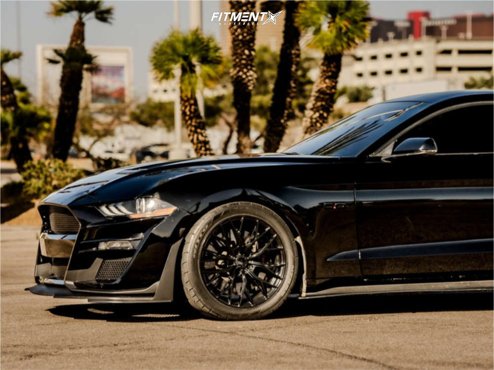 2022 Ford Mustang GT with 19x8.5 MRR Gf5 and Nitto 285x40 on Stock ...