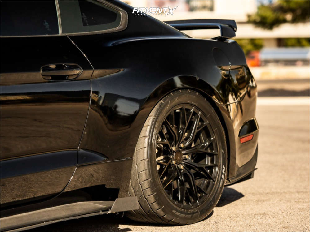 2022 Ford Mustang GT with 19x8.5 MRR Gf5 and Nitto 285x40 on Stock ...