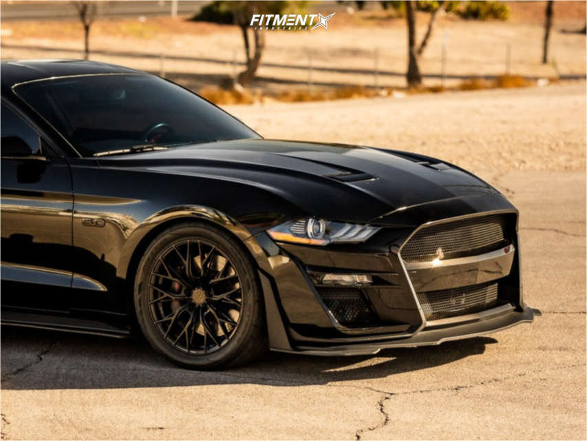 2022 Ford Mustang GT with 19x8.5 MRR Gf5 and Nitto 285x40 on Stock ...