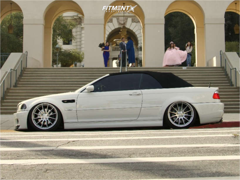 2006 BMW M3 Base with 19x8.5 MRR Gf6 and Goodyear 245x35 on Air ...