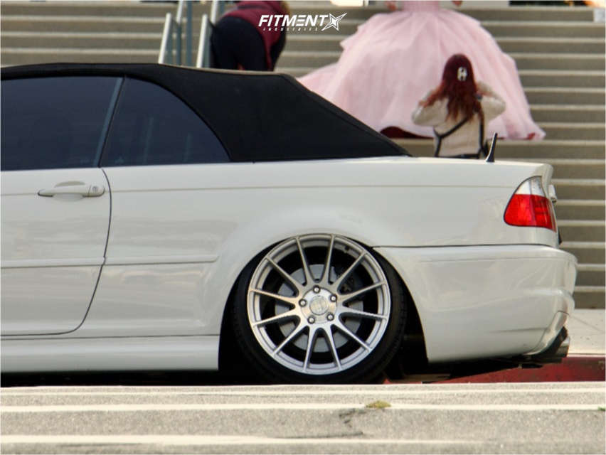 2006 BMW M3 Base with 19x8.5 MRR Gf6 and Goodyear 245x35 on Air ...