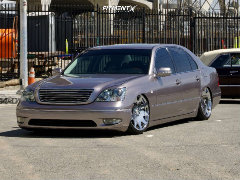 2001 Lexus LS430 Base with 20x9.5 MRR Hr3 and Accelera 225x30 on Air ...