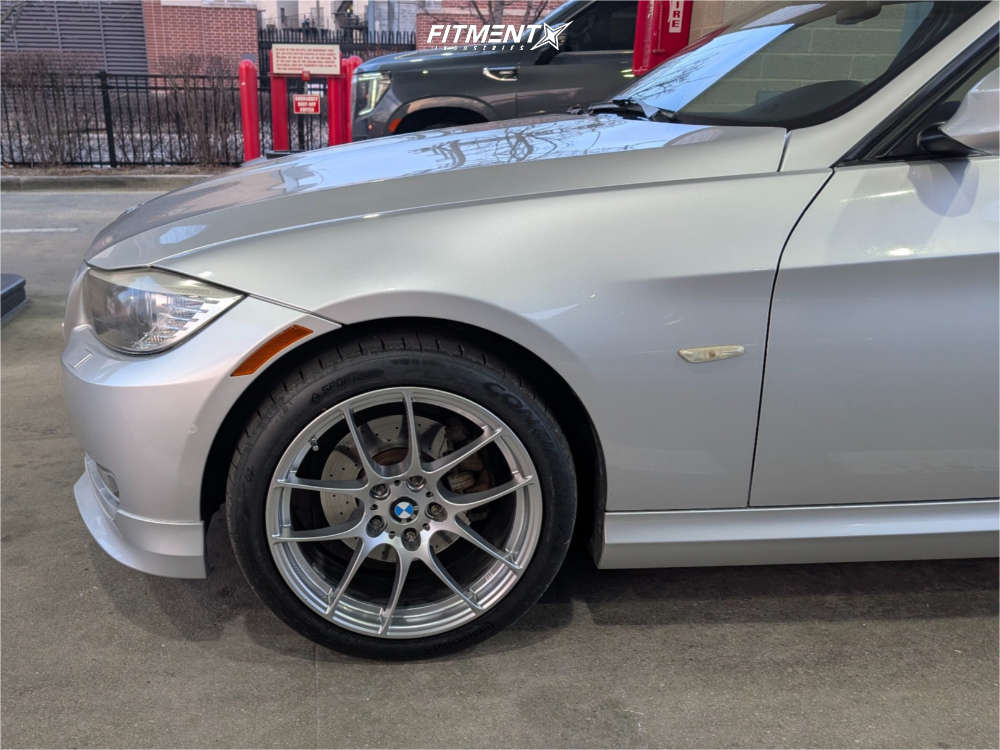 2011 BMW 328i XDrive Base with 18x8 BBS Rf and Continental 235x40 on Stock Suspension | 3269796 ...