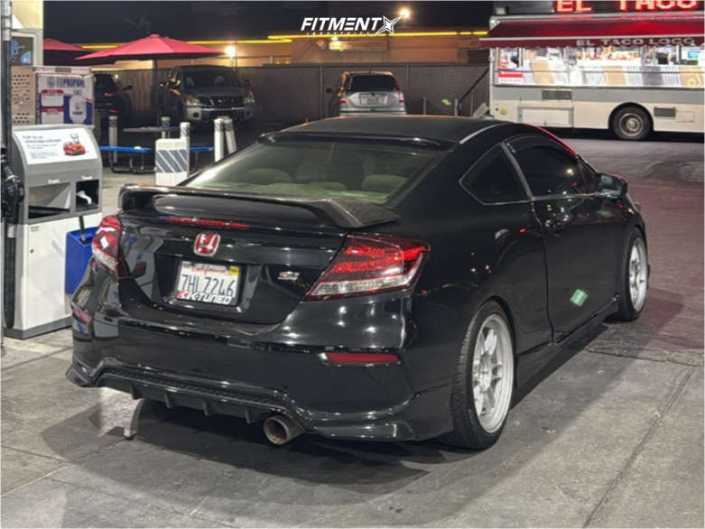 2014 Honda Civic Si with 17x9 Enkei Rpf1 and Vercelli 235x40 on ...