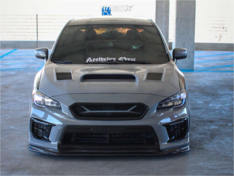 2017 Subaru WRX Premium with 18x9.5 Aodhan Ds05 and Lionhart 215x40 on ...