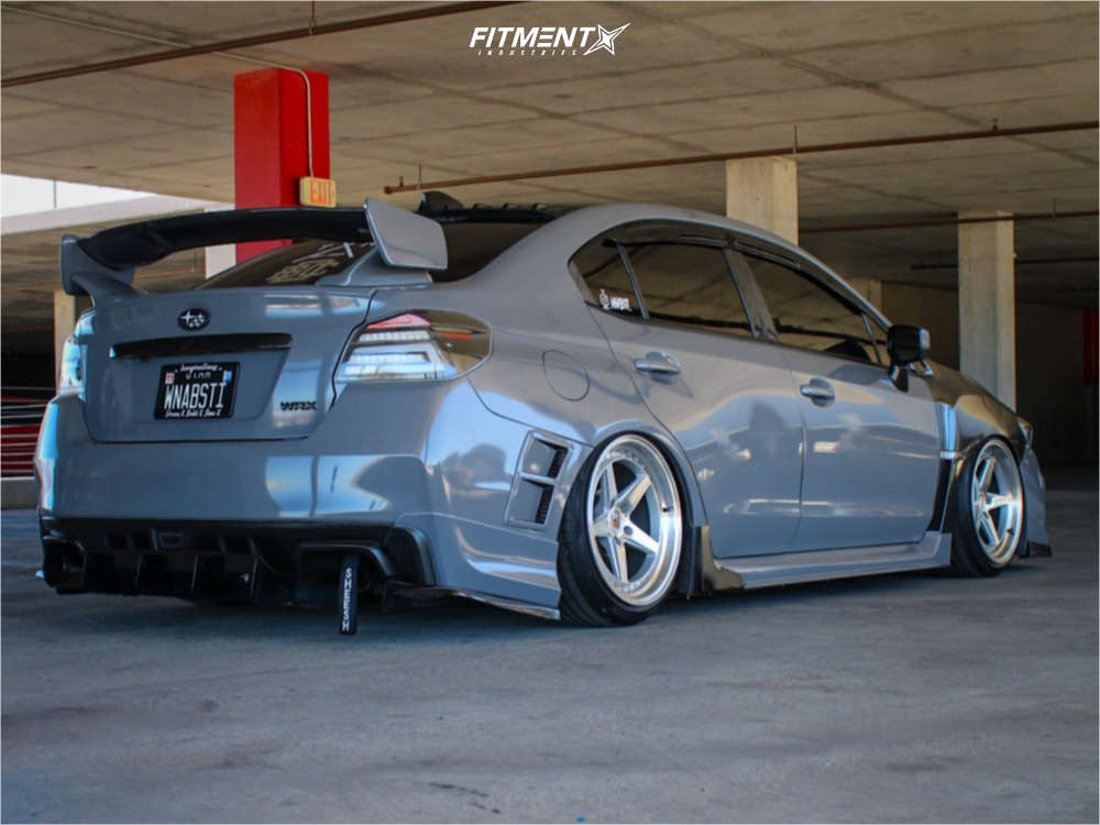 2017 Subaru WRX Premium with 18x9.5 Aodhan Ds05 and Lionhart 215x40 on ...