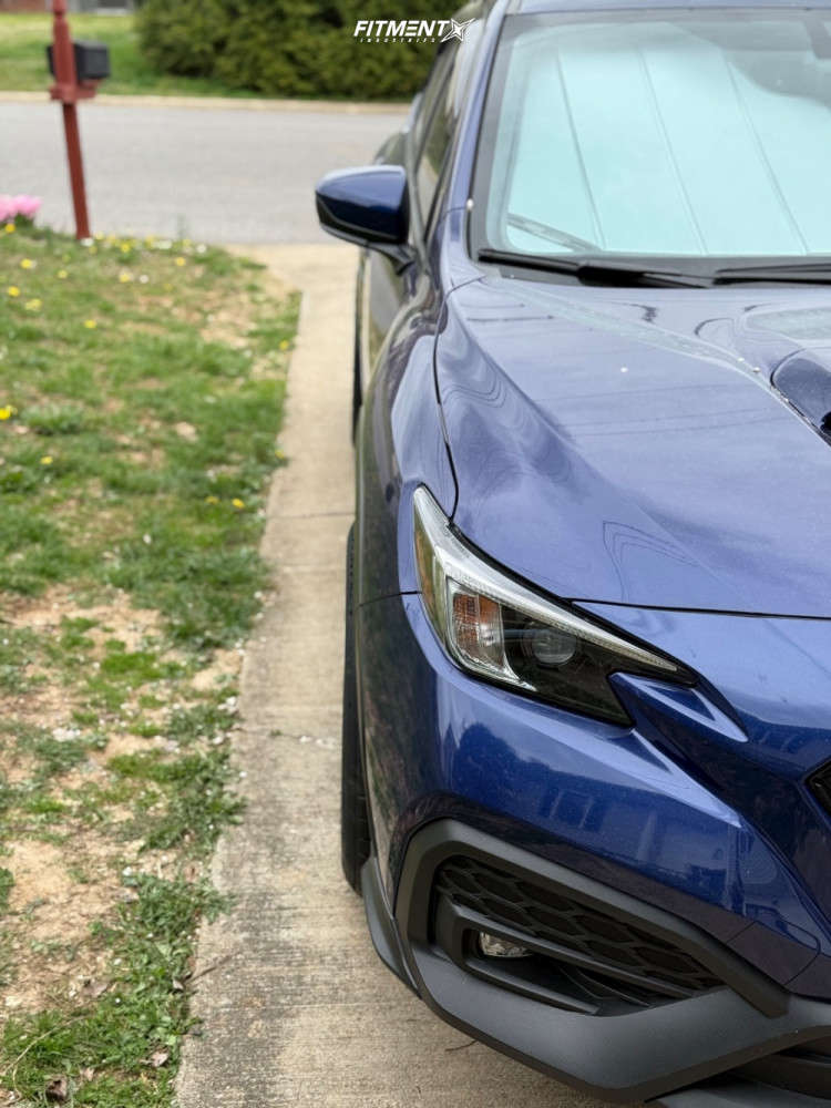 2022 Subaru WRX Premium with 18x9.5 AVID1 Av27 and Continental 245x40 ...