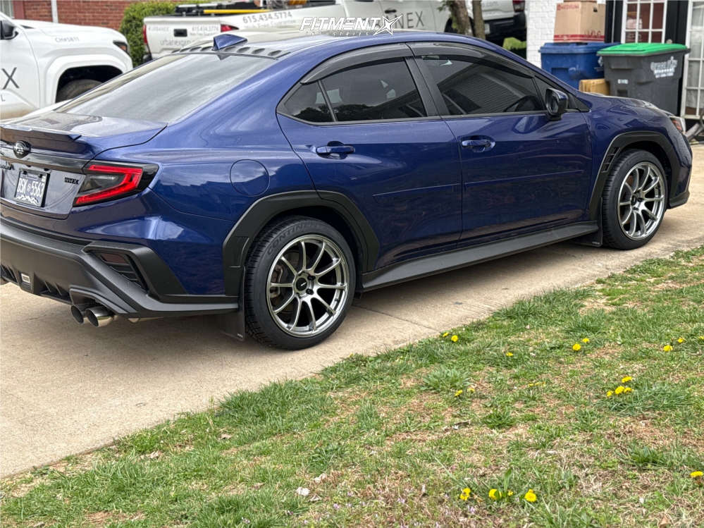 2022 Subaru WRX Premium with 18x9.5 AVID1 Av27 and Continental 245x40 on Stock Suspension ...