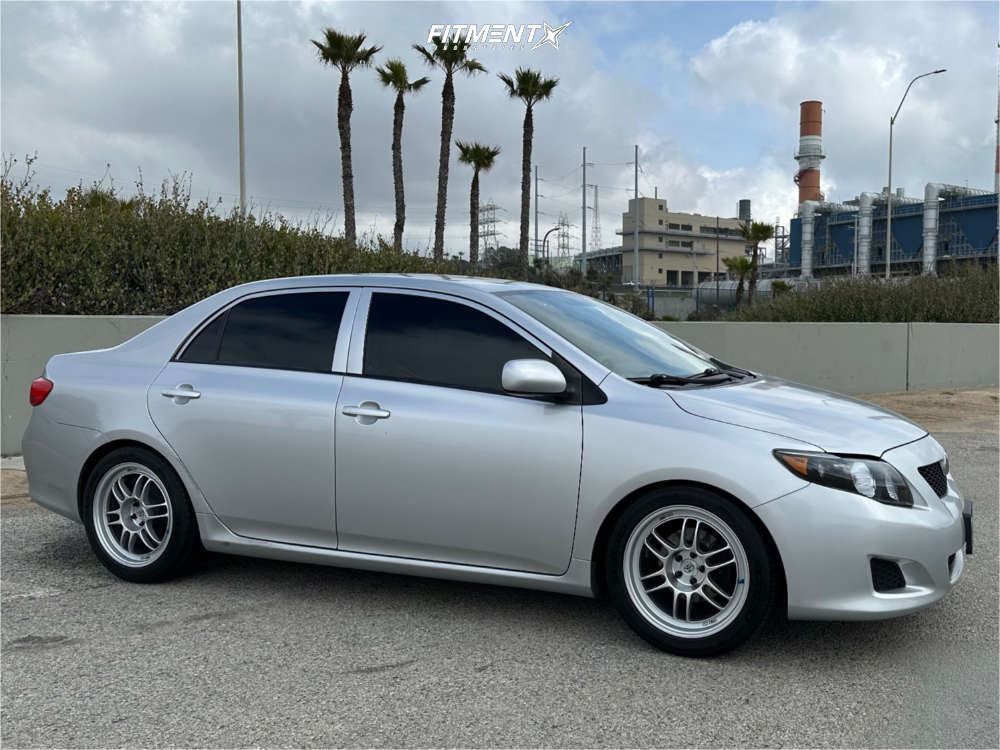 2010 Toyota Corolla LE with 17x8 Enkei Rpf1 and Michelin 235x45 on ...