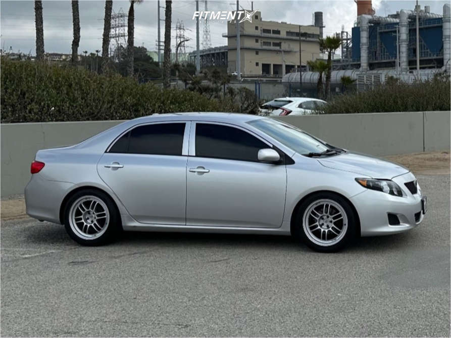 2010 Toyota Corolla LE with 17x8 Enkei Rpf1 and Michelin 235x45 on ...