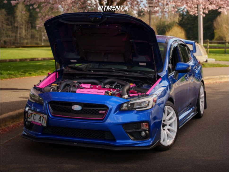 2015 Subaru WRX STI Base with 18x9.5 Vors Tr4 and Falken 245x40 on ...