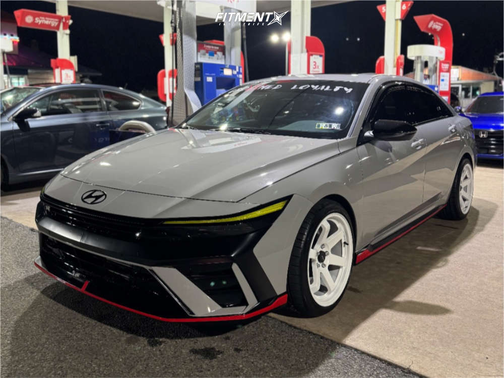 2025 Hyundai Elantra N Base with 18x9.5 AVID1 Av6 and Kosic 255x35 on Stock Suspension | 3274706 ...