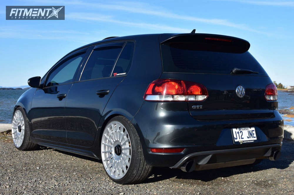 2011 Volkswagen GTI Base with 19x8.5 Rotiform Las-r and Sailun 215x35 ...