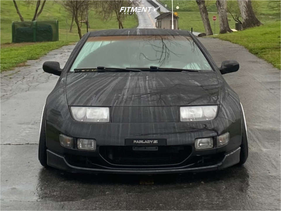 1991 Nissan 300ZX Base with 18x10 Work T7r2p and Federal 225x35 on ...
