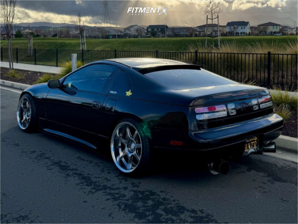 1991 Nissan 300ZX Base with 18x10 Work T7r2p and Federal 225x35 on ...