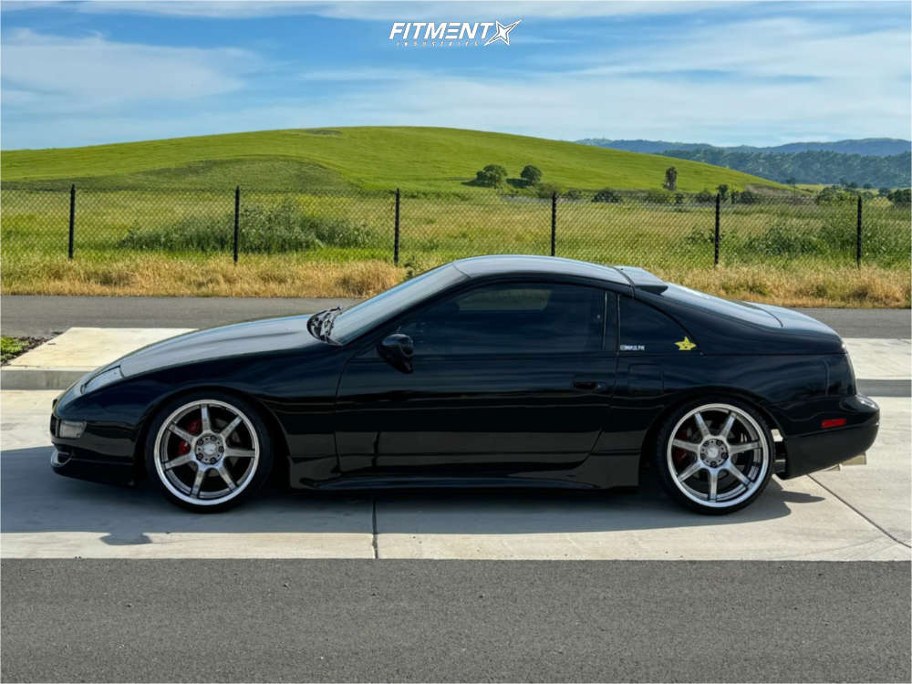 1991 Nissan 300ZX Base with 18x10 Work T7r2p and Federal 225x35 on ...