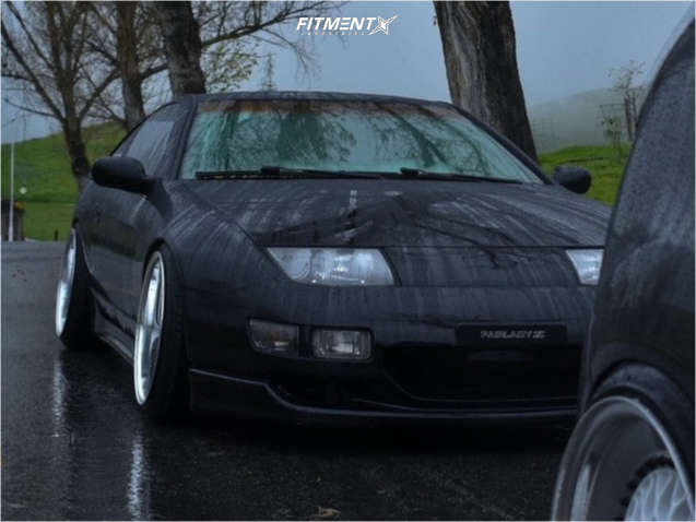 1991 Nissan 300ZX Base with 18x10 Work T7r2p and Federal 225x35 on ...
