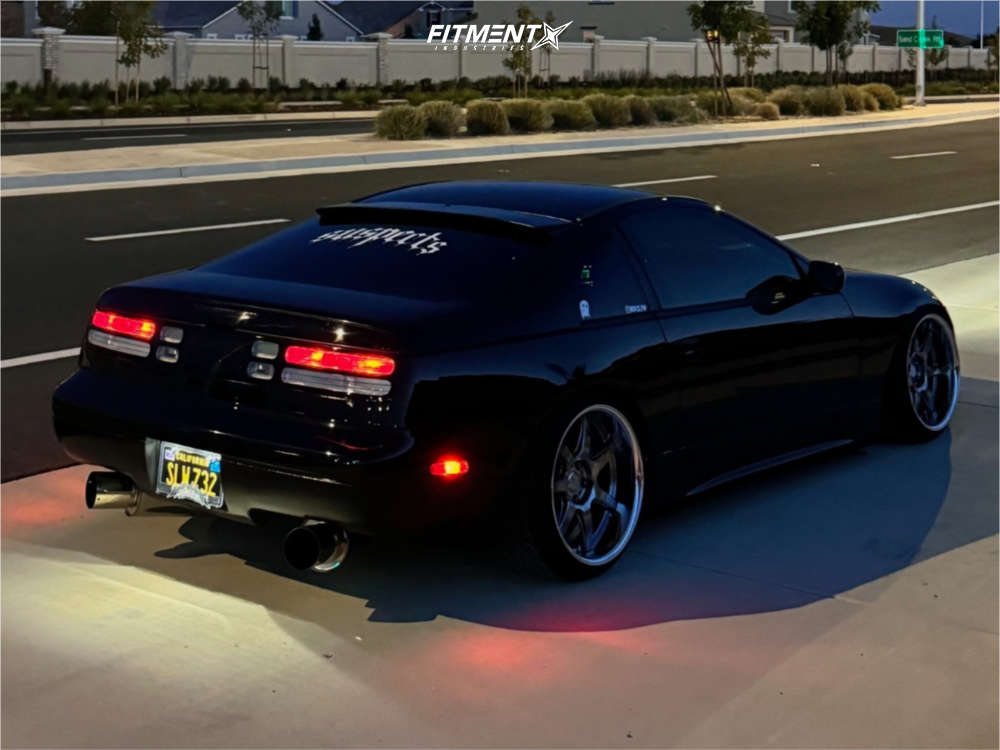 1991 Nissan 300ZX Base with 18x10 Work T7r2p and Federal 225x35 on ...